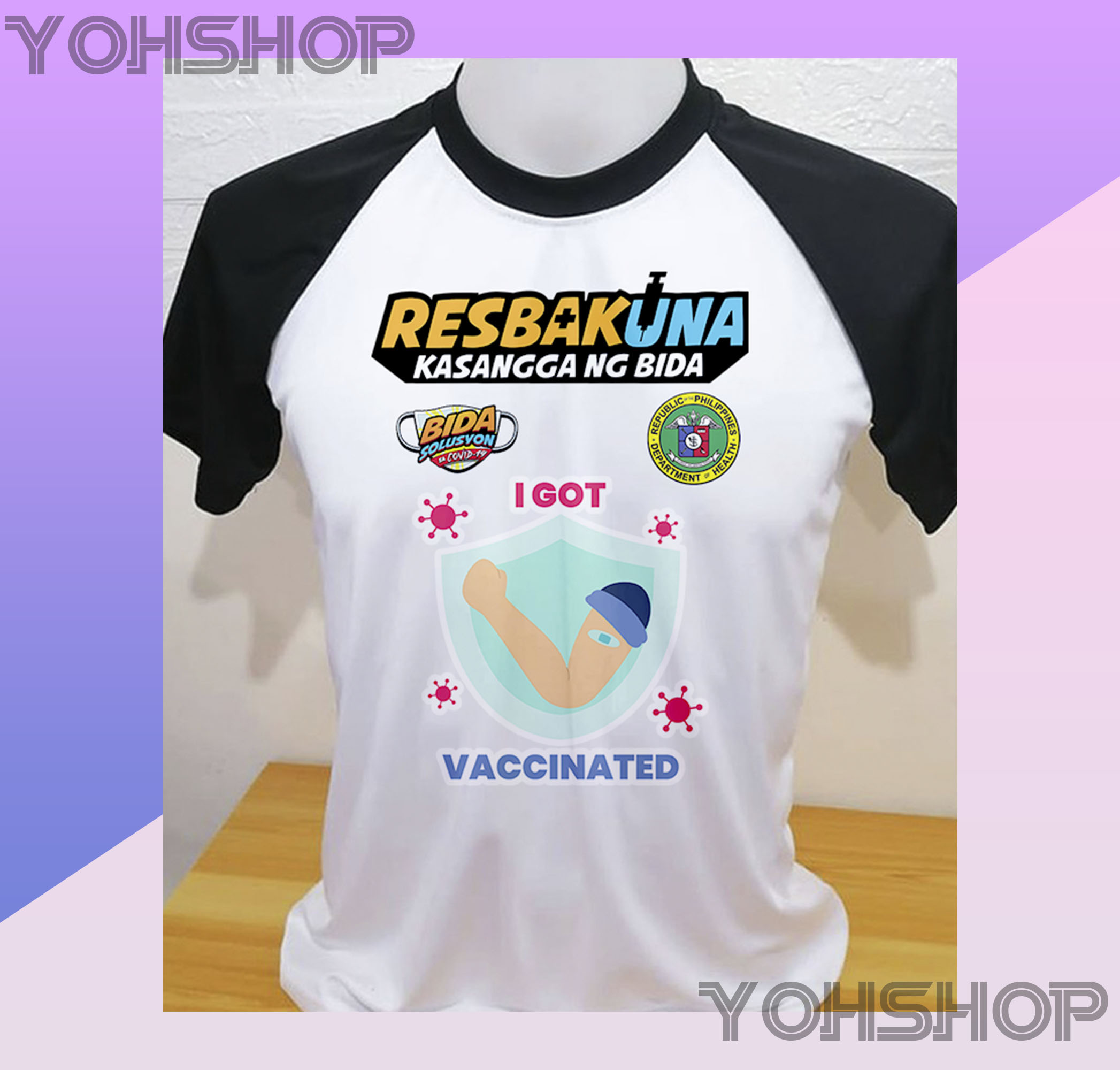 Resbakuna Vaccinated Shirt | Resbakuna Vaccination | Available for 100% ...