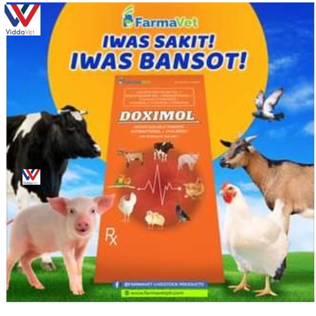 Doximol 1 kl 1 jar for animals birds poultry livestock pigs goats ...