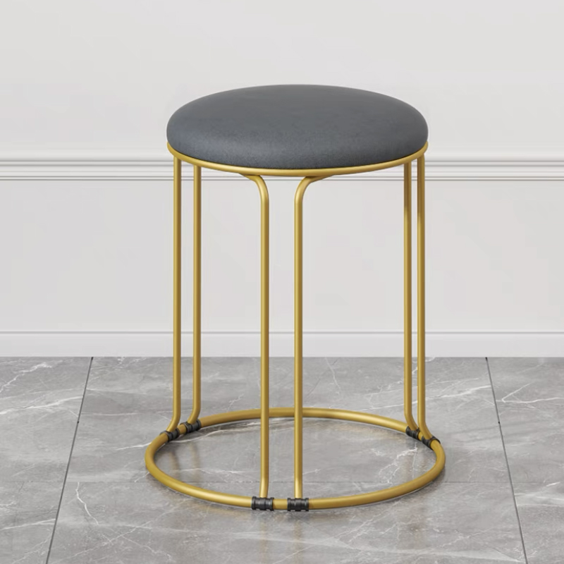 Fortune Home Nordic Chair Light Luxury Steel Stool Household Stool Iron ...