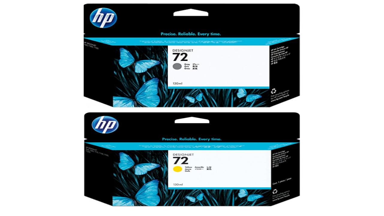 HP 72 Gray with HP 72 Yellow Original Ink Cartridge | Lazada PH