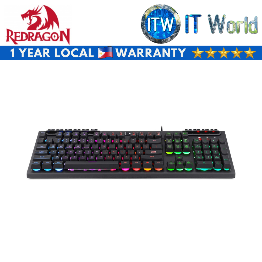 Itw | Redragon K513 Aditya Membrane Wired Gaming Keyboard with Macro ...