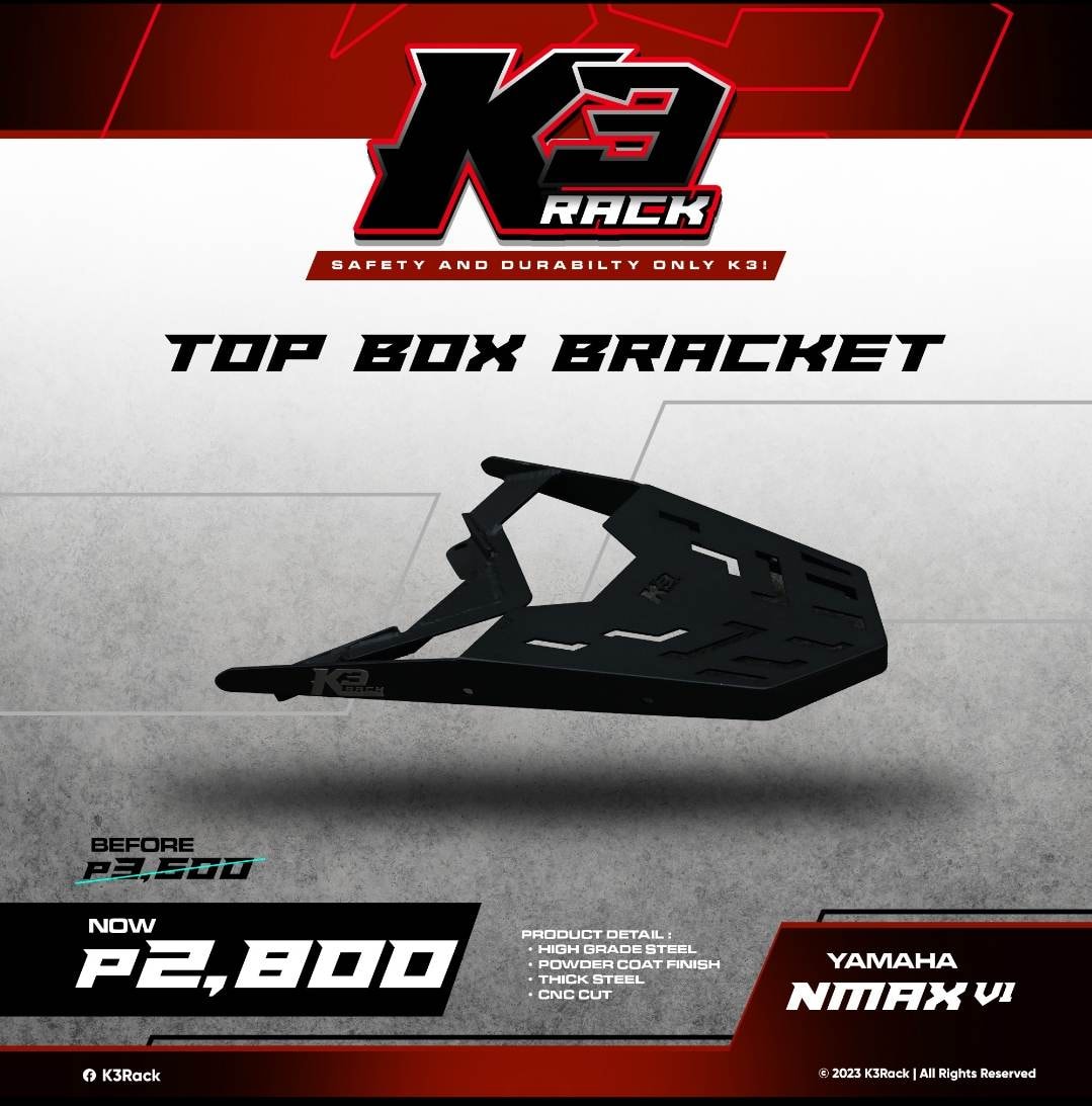 K3 Rack Bracket for Yamaha NMAX V1 | Lazada PH