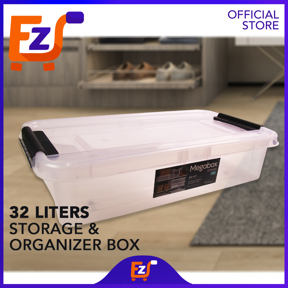 EZ DEAL Megabox 32-Liter High Impact Resistant Heavy-Duty Storage ...