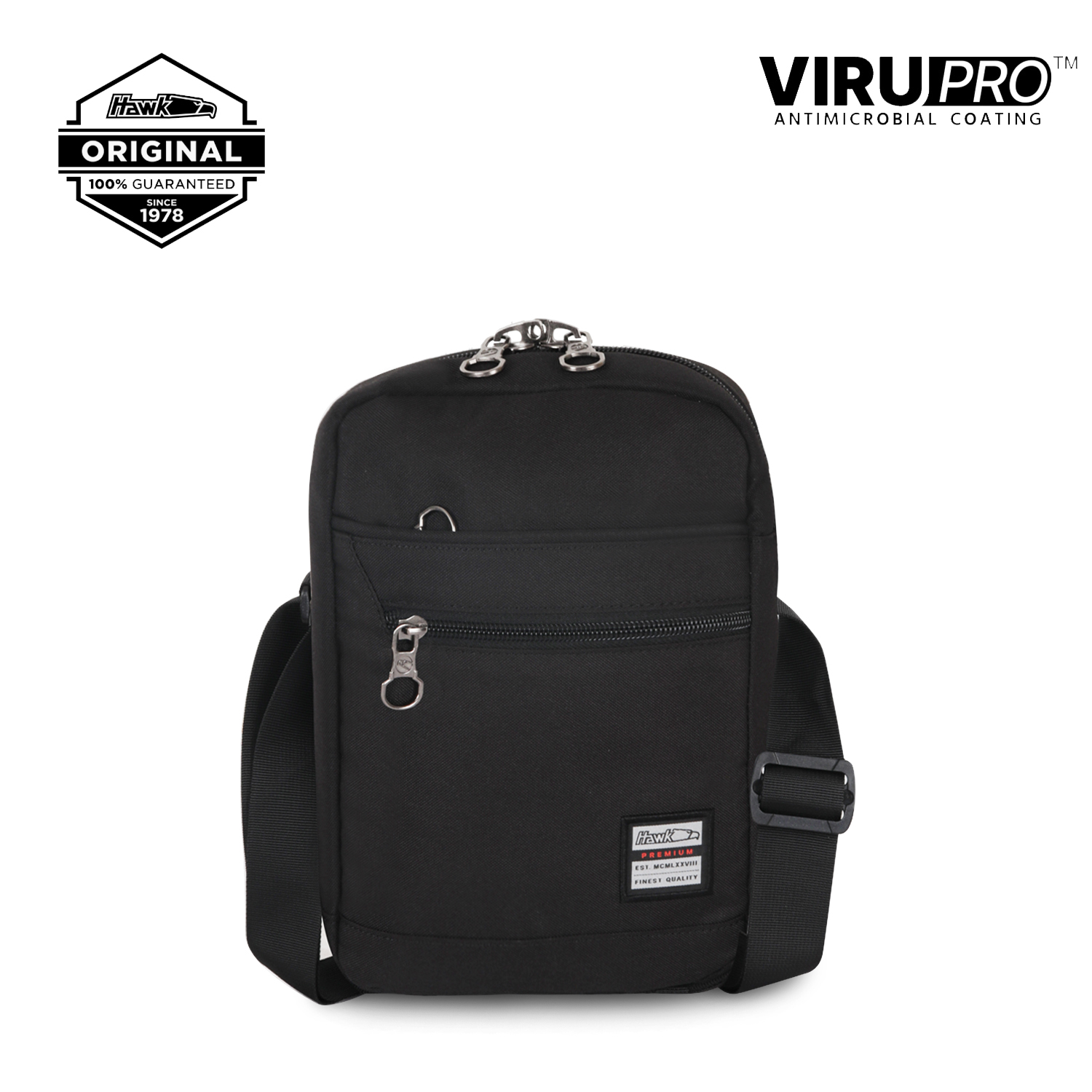 Hawk 5822 Sling Bag with VIRUPRO Anti-Microbial Protection | Anti-Theft ...
