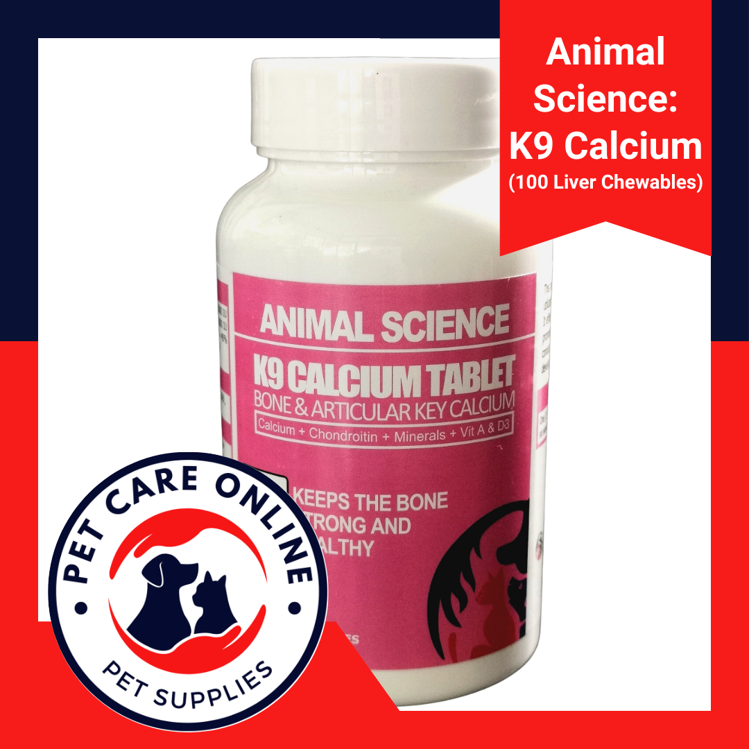 [Animal Science] K9 CALCIUM TABLET (100 Chewable Tablets) (NEW ...