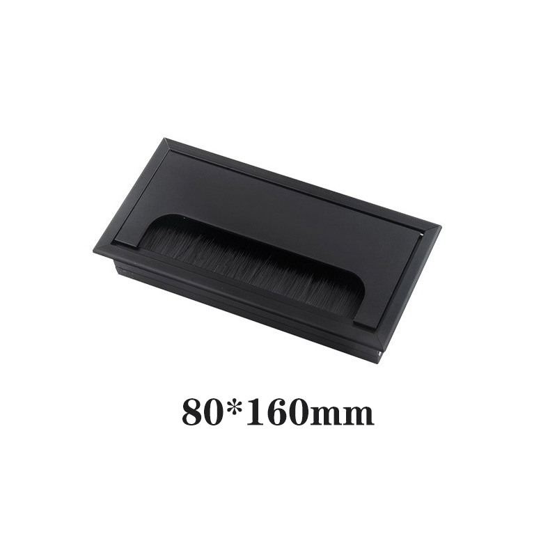 Aluminum Alloy Square Cable Hole Cover Rectangle Wire Cable Holder ...