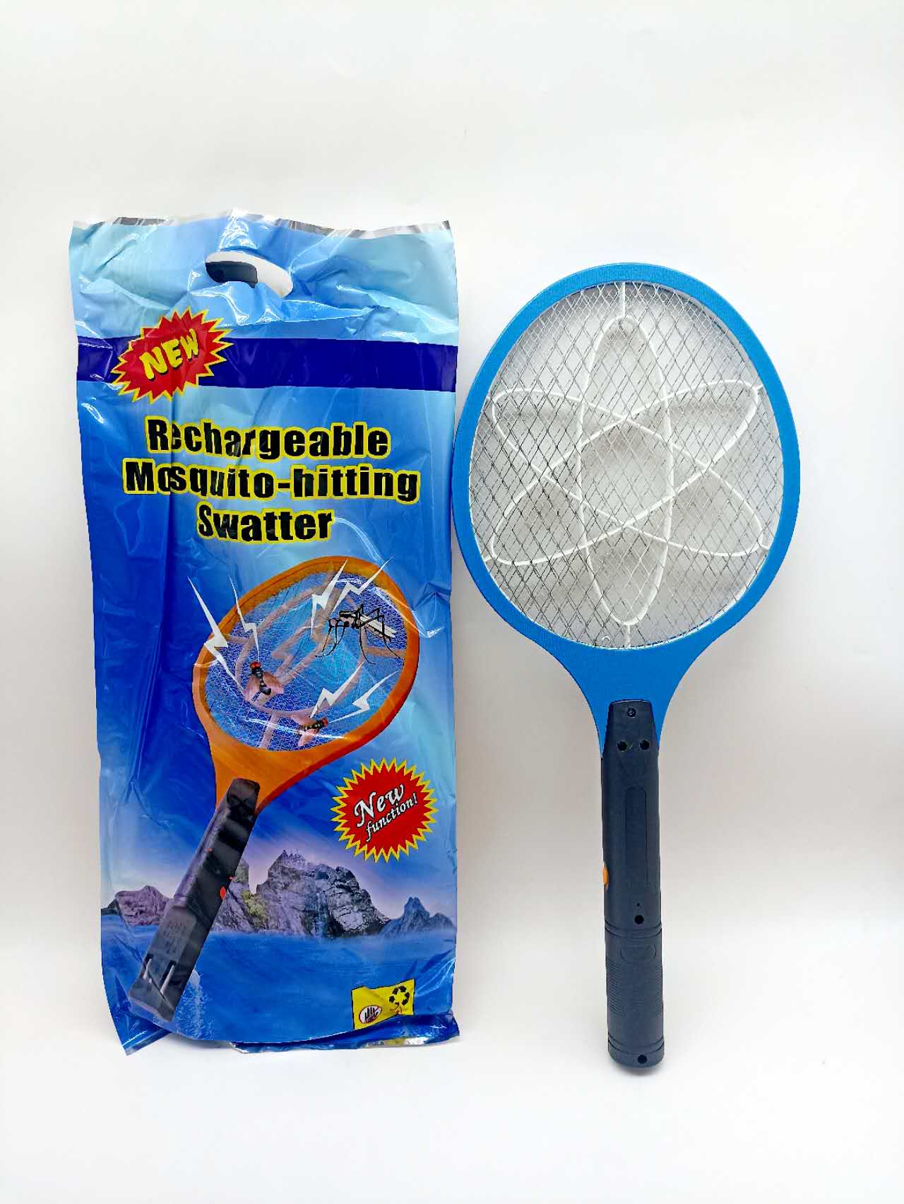 RECHARGEABLE MOSQUITO FLY SWATTER SAFETY MESH ELECTRONIC MOSQUITO ...
