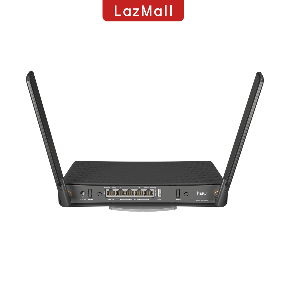 MikroTik hAP ac3 - 5 Ports Gigabit Wireless dual-chain, dual-band ...