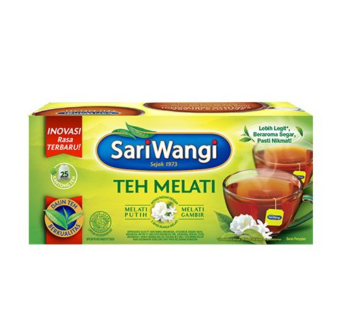 Unilever Indonesia Sariwangi Jasmine Tea 25 TeaBags Indonesian Original ...