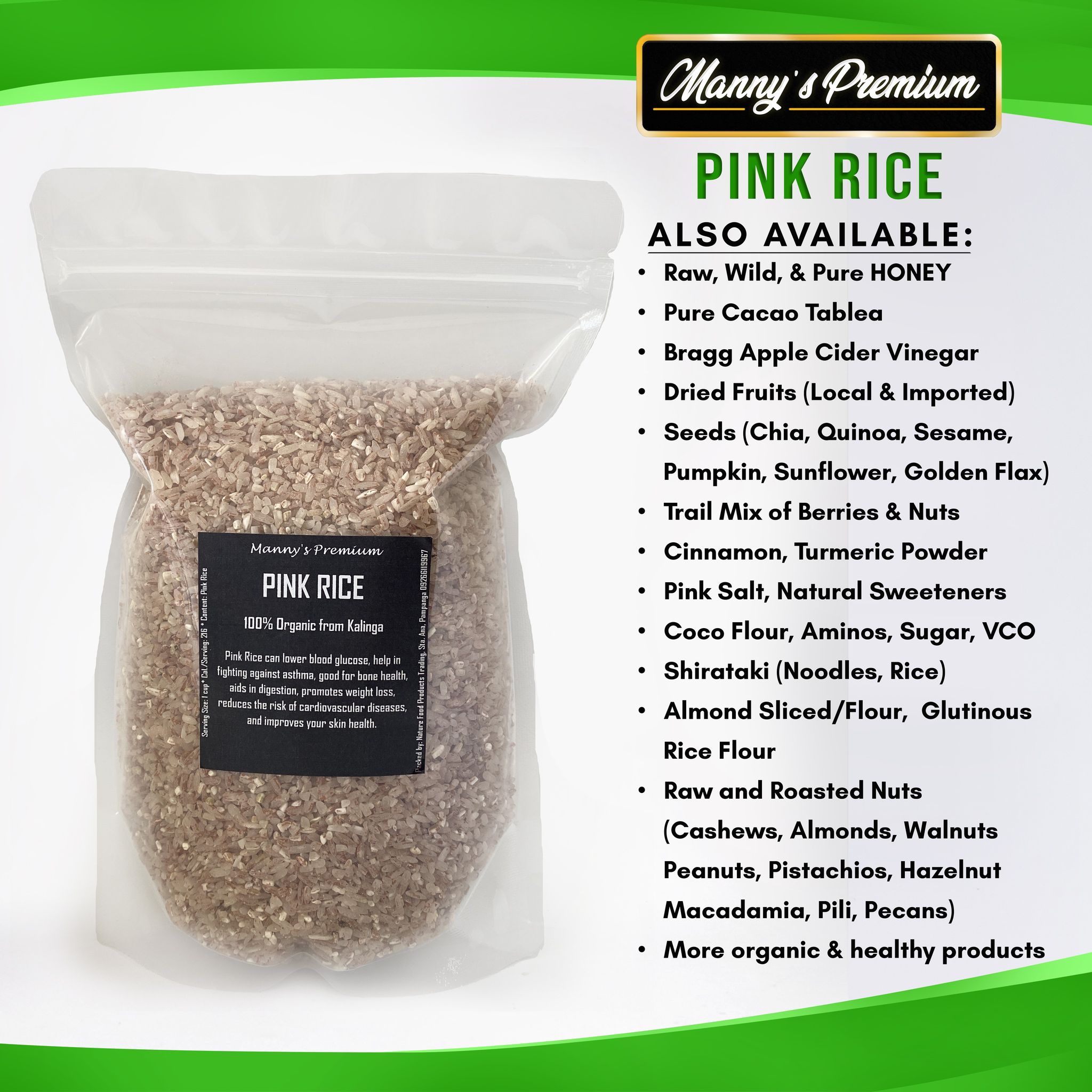 Organic Pink Rice (from Kalinga) | Lazada PH