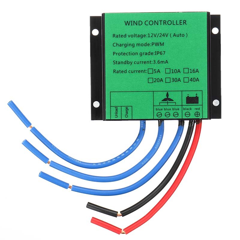 10A 16A 20A 30A 40A Wind Turbine Charge Controller 12V 24V AUTO 48V ...