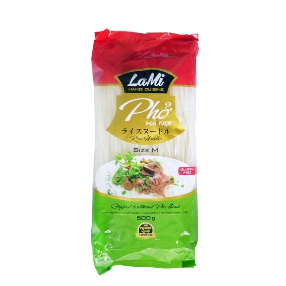 LaMi Rice Noodles for Vietnamese Pho / Pad Thai (3mm or 5mm) 500g ...
