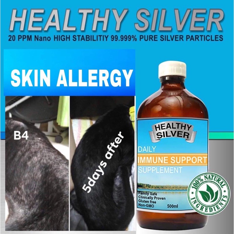 Healthy Silver 250ml Colloidal Nano Silver for Pet's Immunity | Lazada PH