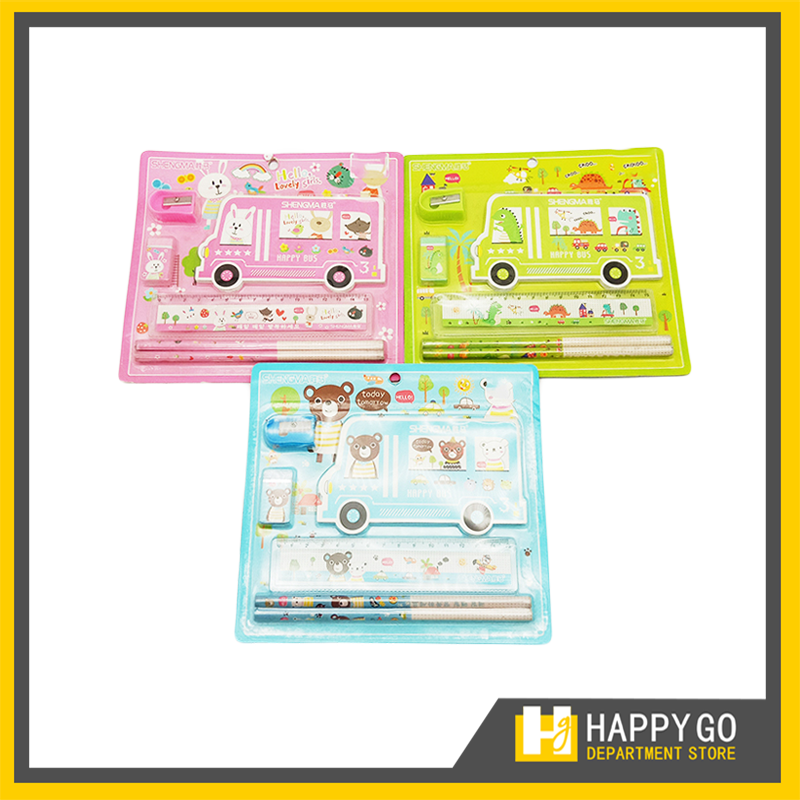All-in-One Character Stationery Set School Supplies- Included Pencils ...