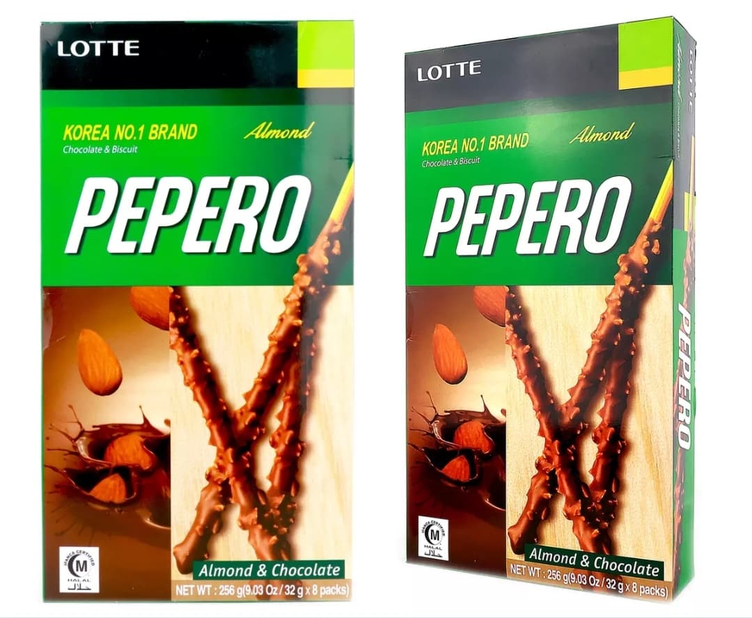 Lotte Pepero Almond & Chocolate 8 boxes / 1 box | Lazada PH