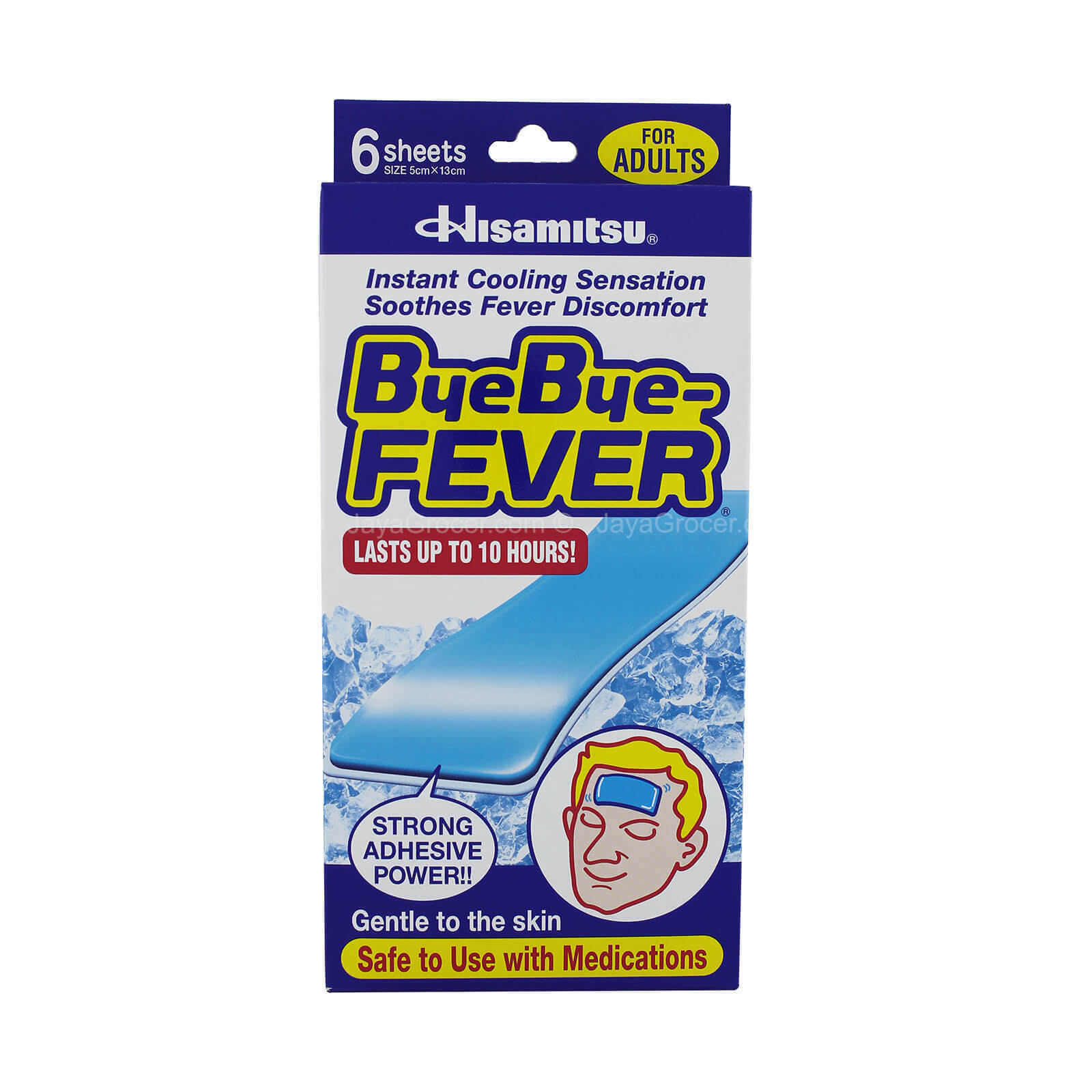 Hisamitsu ByeBye-Fever Cold Patch For Adults | Lazada PH