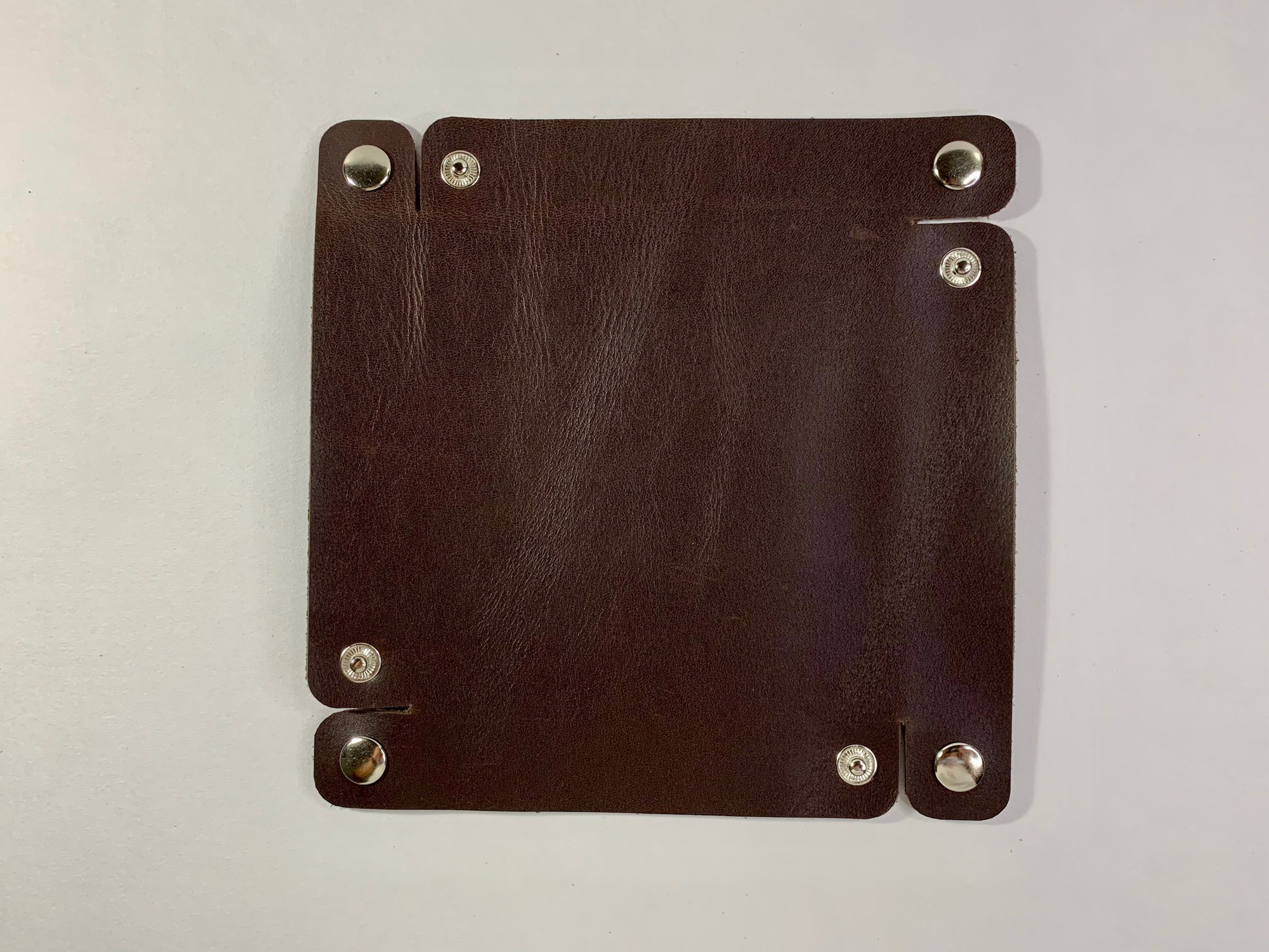 Leather collapsible tray 7x7 inches | Lazada PH