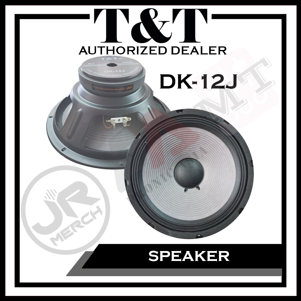T & T (DK-12J) 12" 300 watts Full Range Speaker + SC12 Free Screen ...
