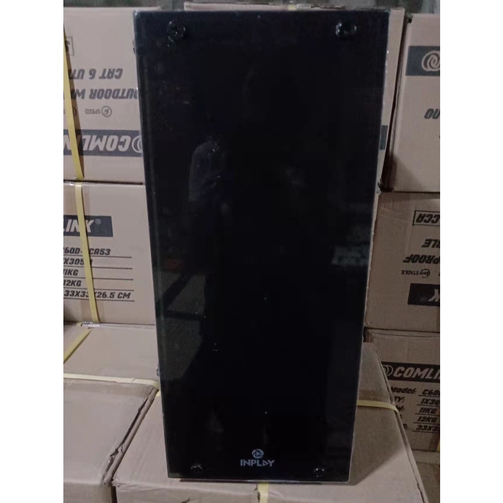 INPLAY Meteor 01 Tempered Glass Desktop Computer Case ATX Gaming Case ...