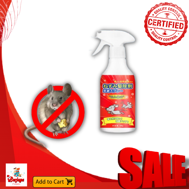 EB- Rat Repellent Spray for Car, Home Office , Rodent Mouse/ Natural ...