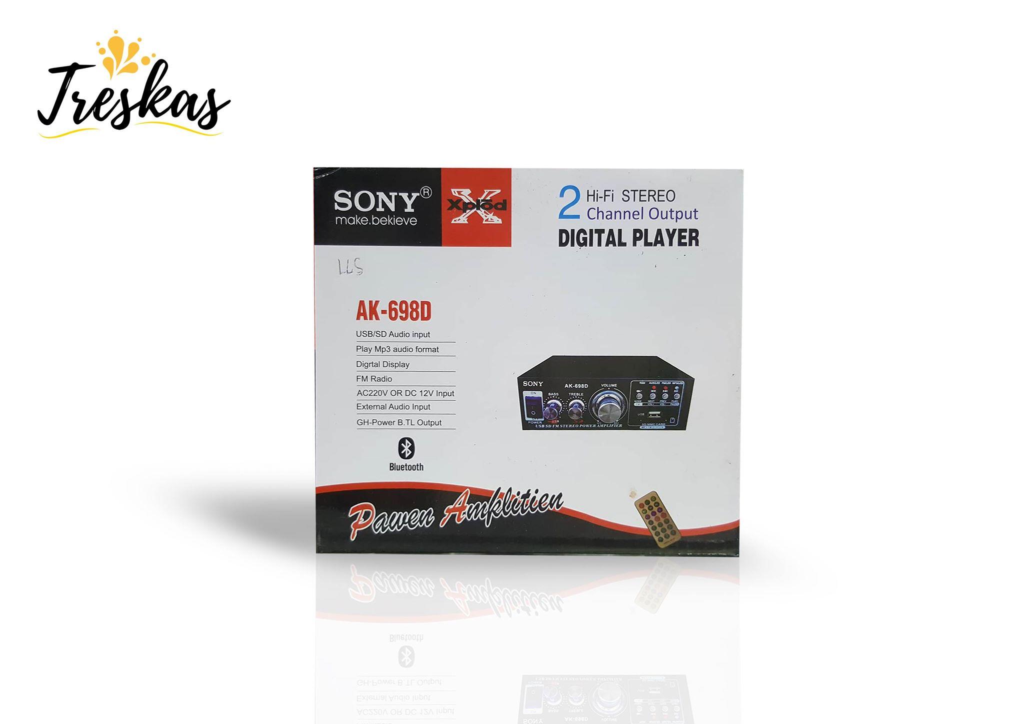 Sony Inspired AC/DC (USB/SD/FM) Stereo Amplifier AK-699D | Lazada PH