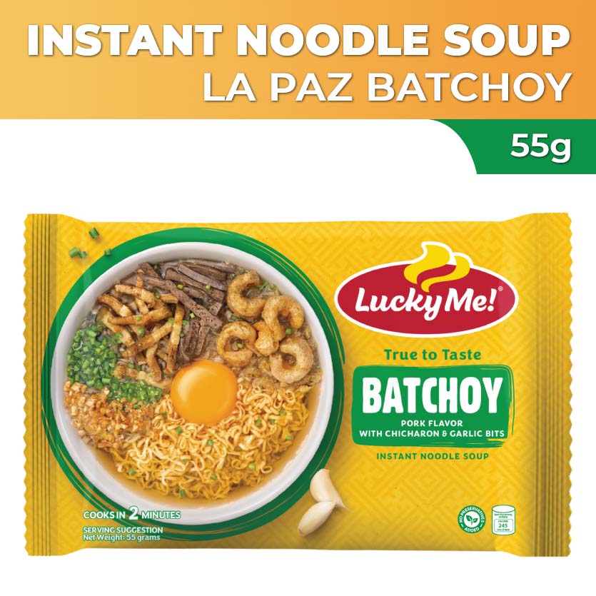 Lucky Me! Instant Noodle Soup Lapaz Batchoy Pouch 55g | Lazada PH