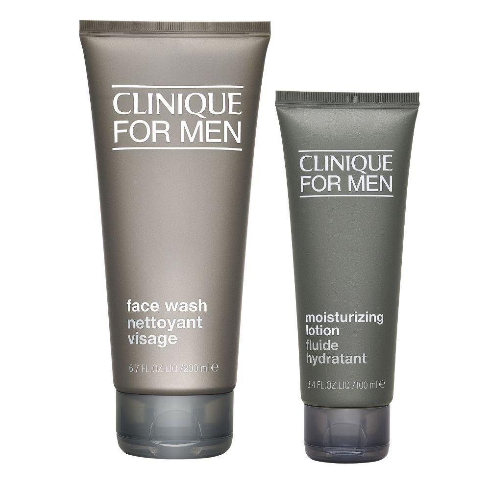 Clinique For Men Bundle Face Wash Exfoliating Tonic Lotion Moisturizer ...