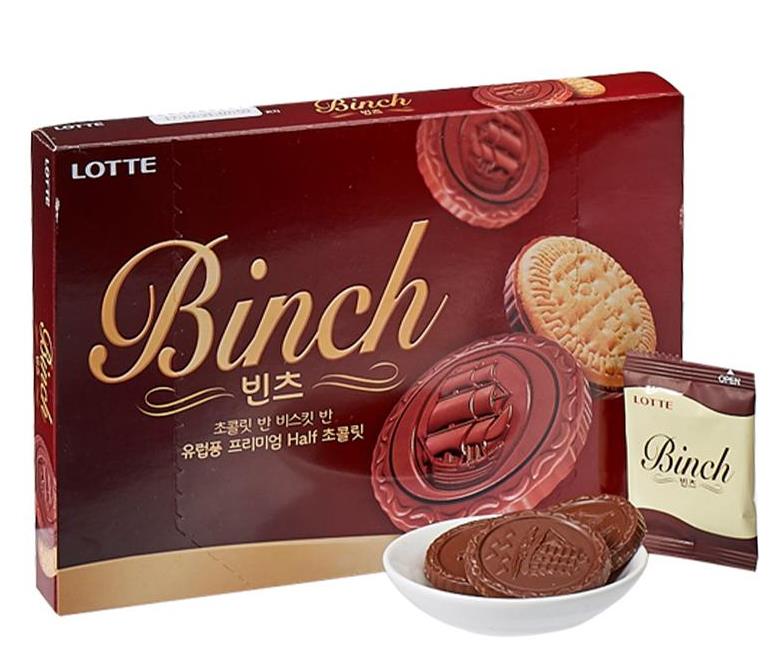 Korean Lotte Binch Chocolate Cookies (2 x 204g) | Lazada PH