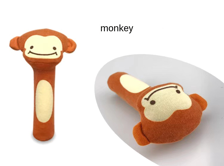 【Ready Stock】Cartoon BIBI Stick for Baby Soft Rattle Ring Bell Toys ...