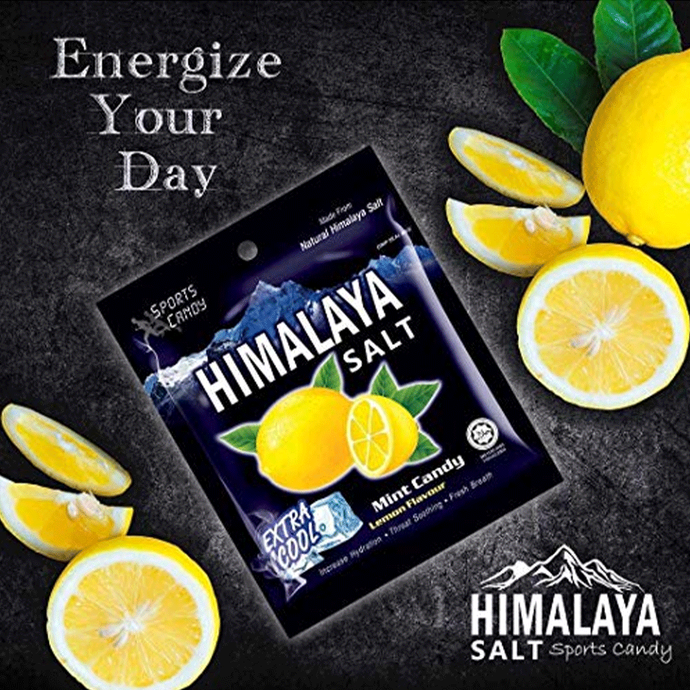 Himalaya Salt Candy Lemon Mint Flavor Salt And Lemon Candy - Made from ...