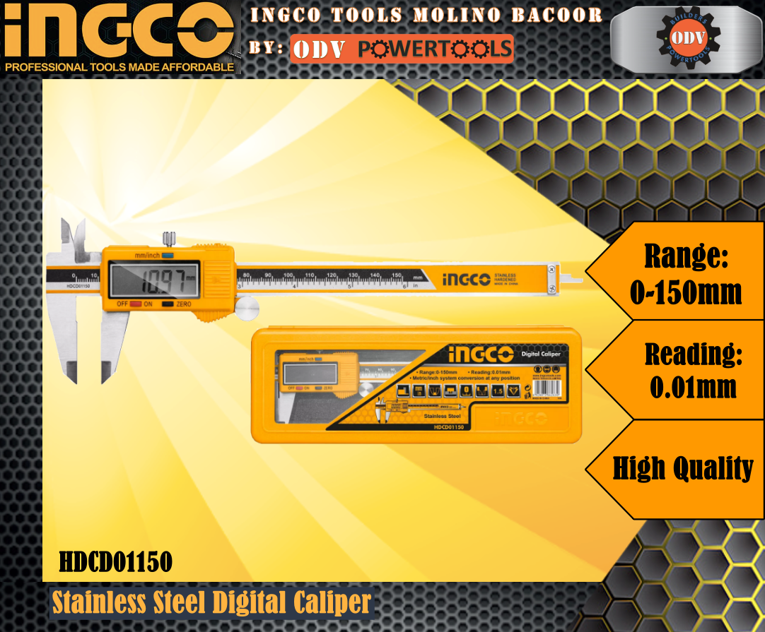 INGCO Digital Caliper HDCD01150 ~ ODV POWERTOOLS | Lazada PH