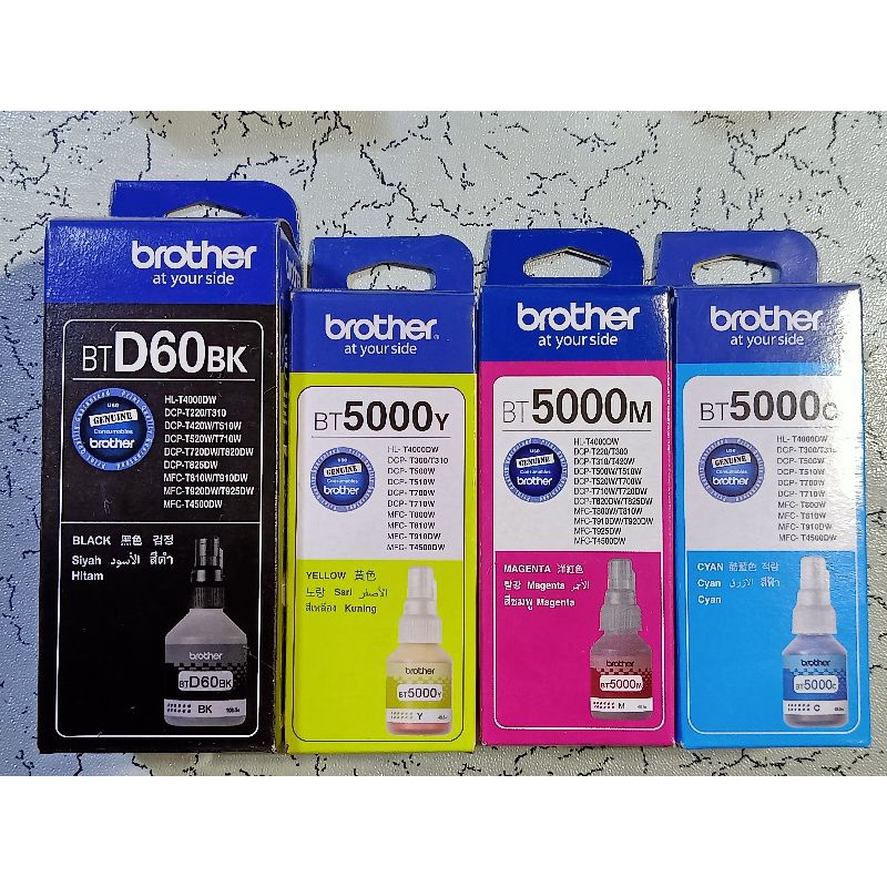 BROTHER INK BTD60BK BT5000C BT5000M BT5000Y | Lazada PH
