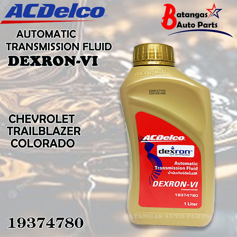 ACDELCO AUTOMATIC TRANSMISSION FLUID DEXRON-VI 1 LITER CHEVROLET ...
