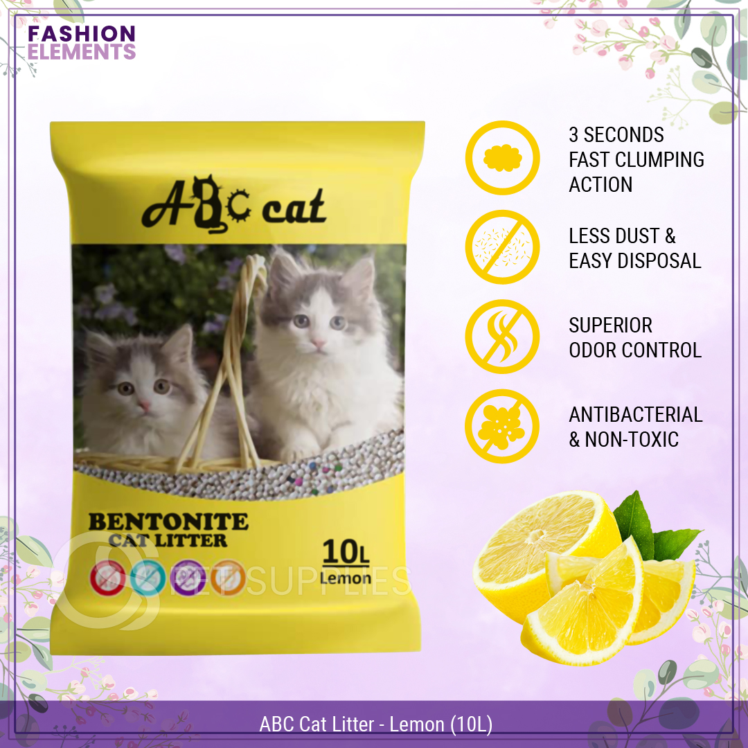 FASHION-10L ABC Bentonite Cat Litter super clamping and quick ...
