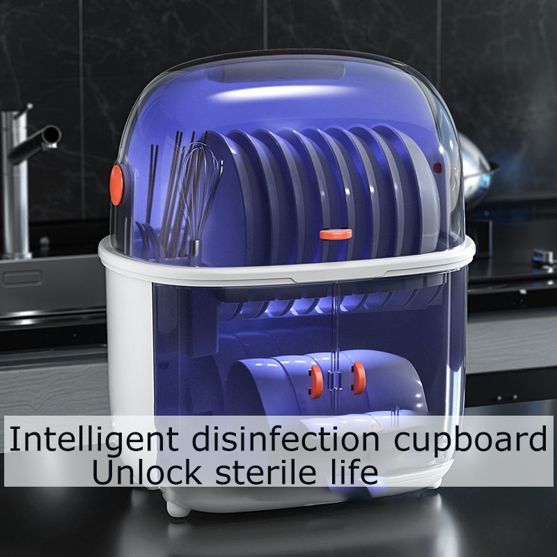 Etudee 【COD】 desktop UV kitchen cabinet stainless steel tableware ...