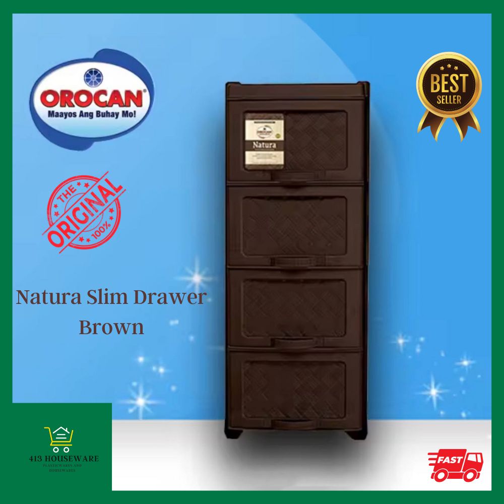 Orocan Natura 4L or 5L Caha de Oro Drawer Cabinet Slim Organizer 4 ...