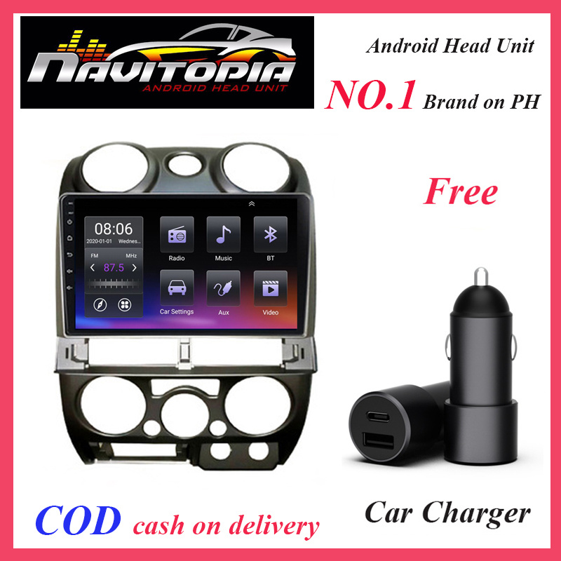 NAVITOPIA Android 11 Car Head Unit Car Radio Stereo with Panel for ...
