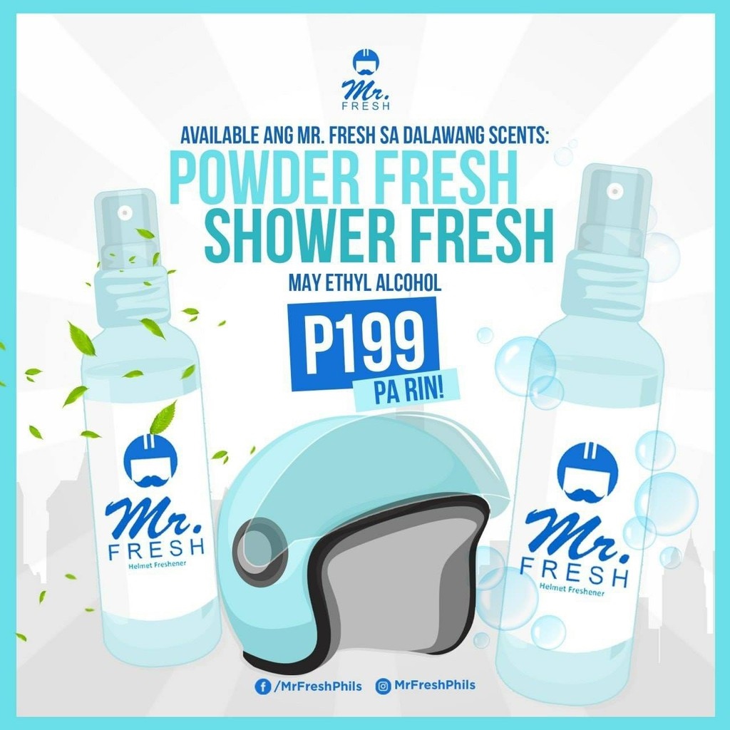 MR. FRESH Helmet Freshener and Sanitizer | Lazada PH
