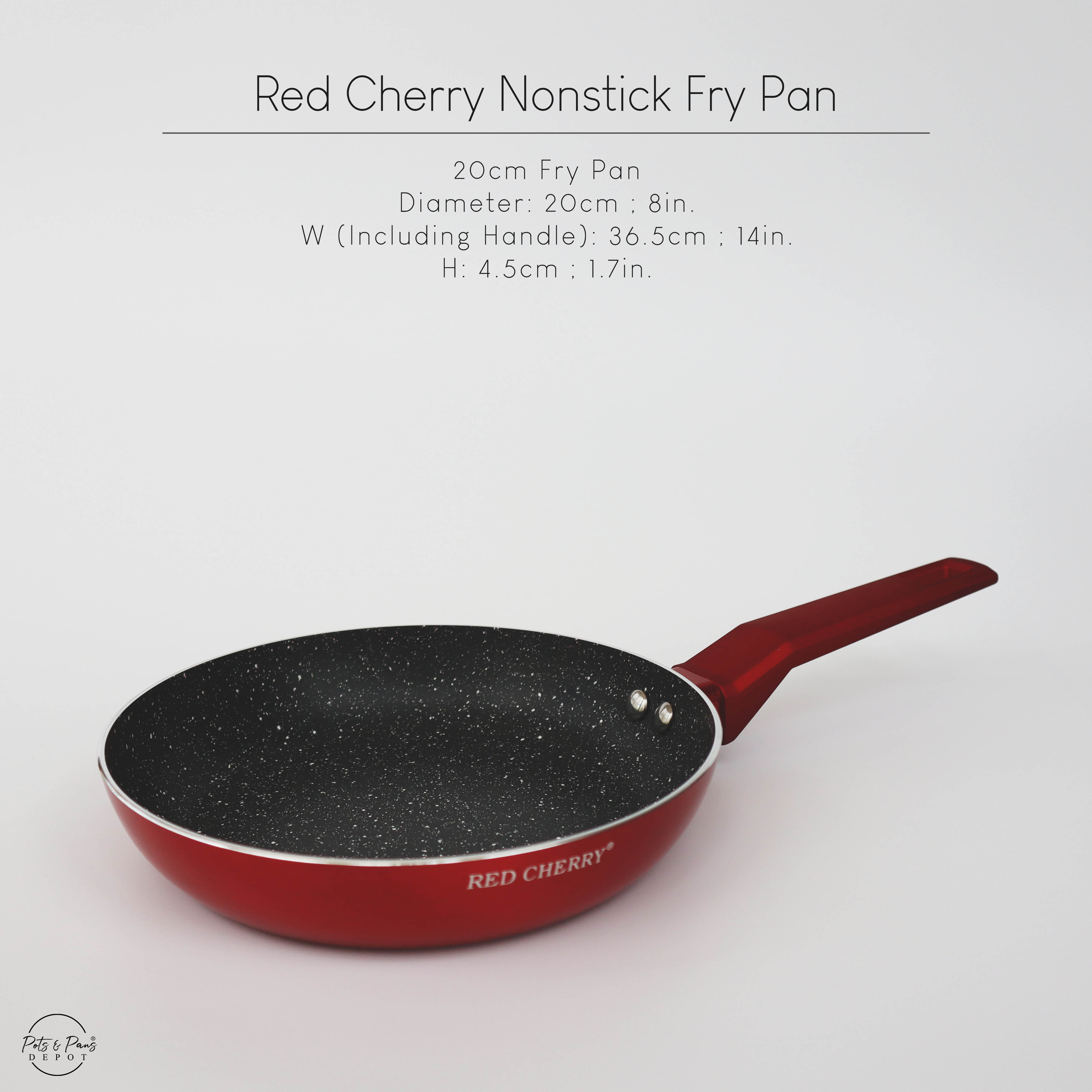 Red Cherry Nonstick Fry Pan | Lazada PH