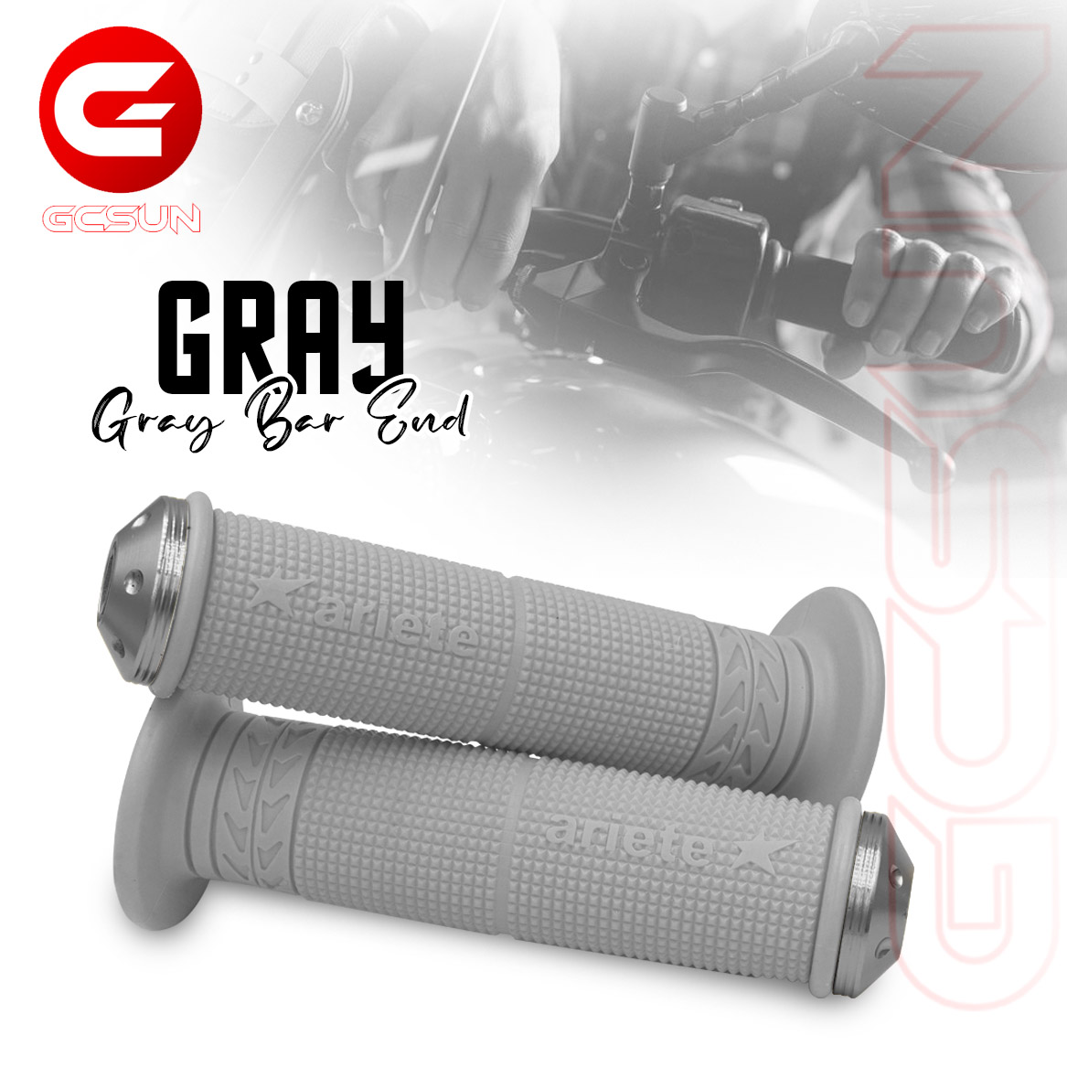 ARIETE HANDLE GRIP WITH BAR END V3-GCSUN | Lazada PH