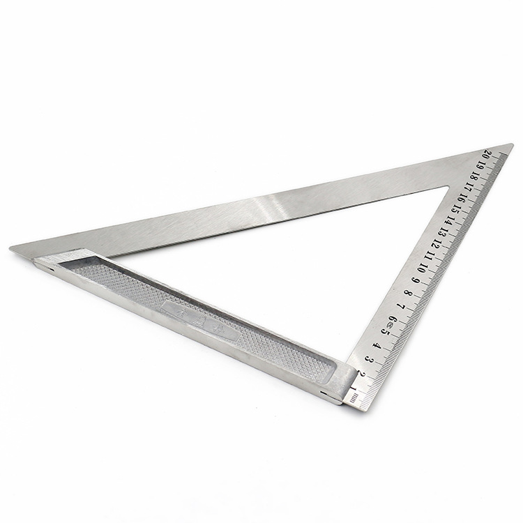 7 Inch Woodworking Right Triangle Ruler Stainless Steel Carpenter Meas ...