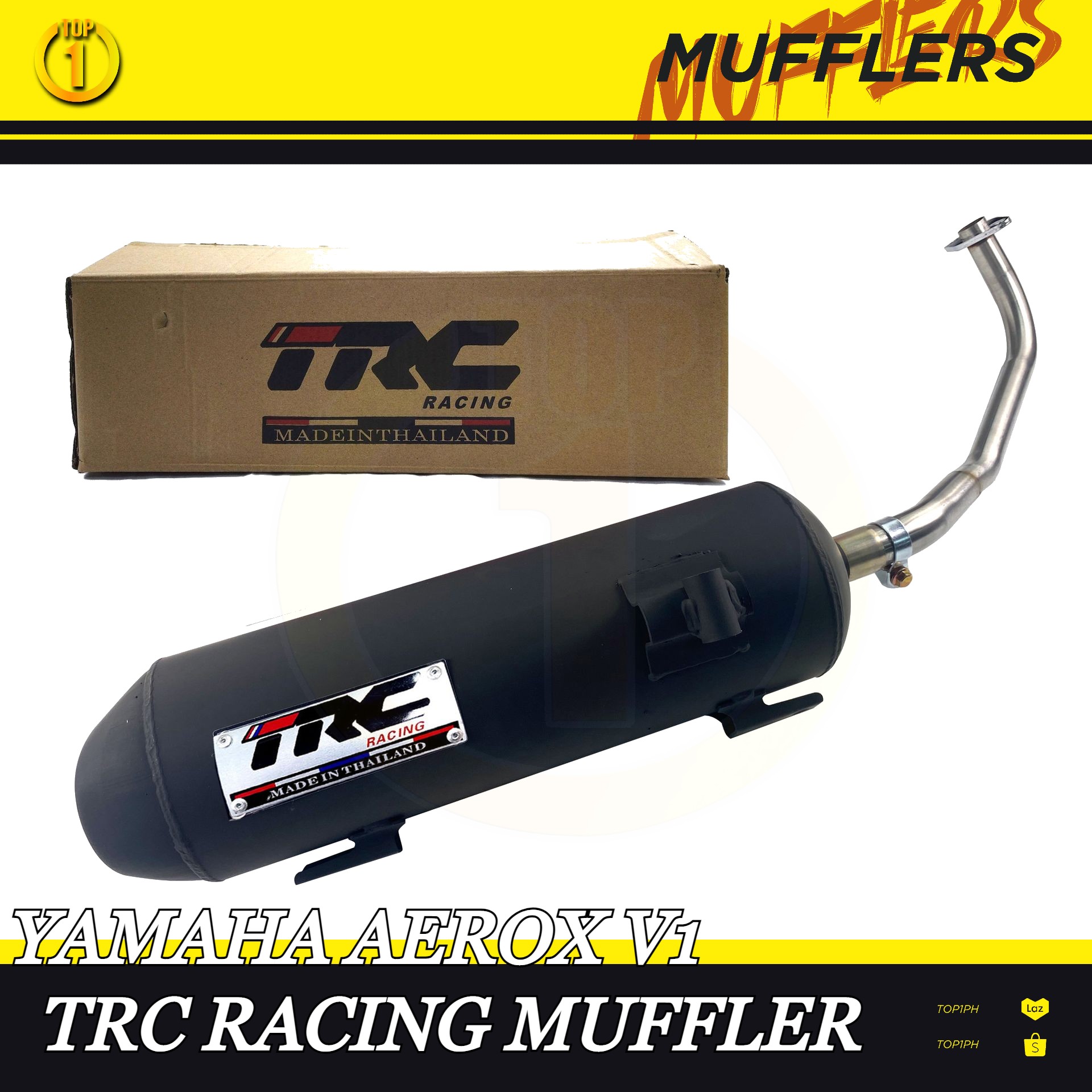 COD Yamaha Aerox V1 TRC Muffler Pipe Full Exhaust System Motorcycle ...