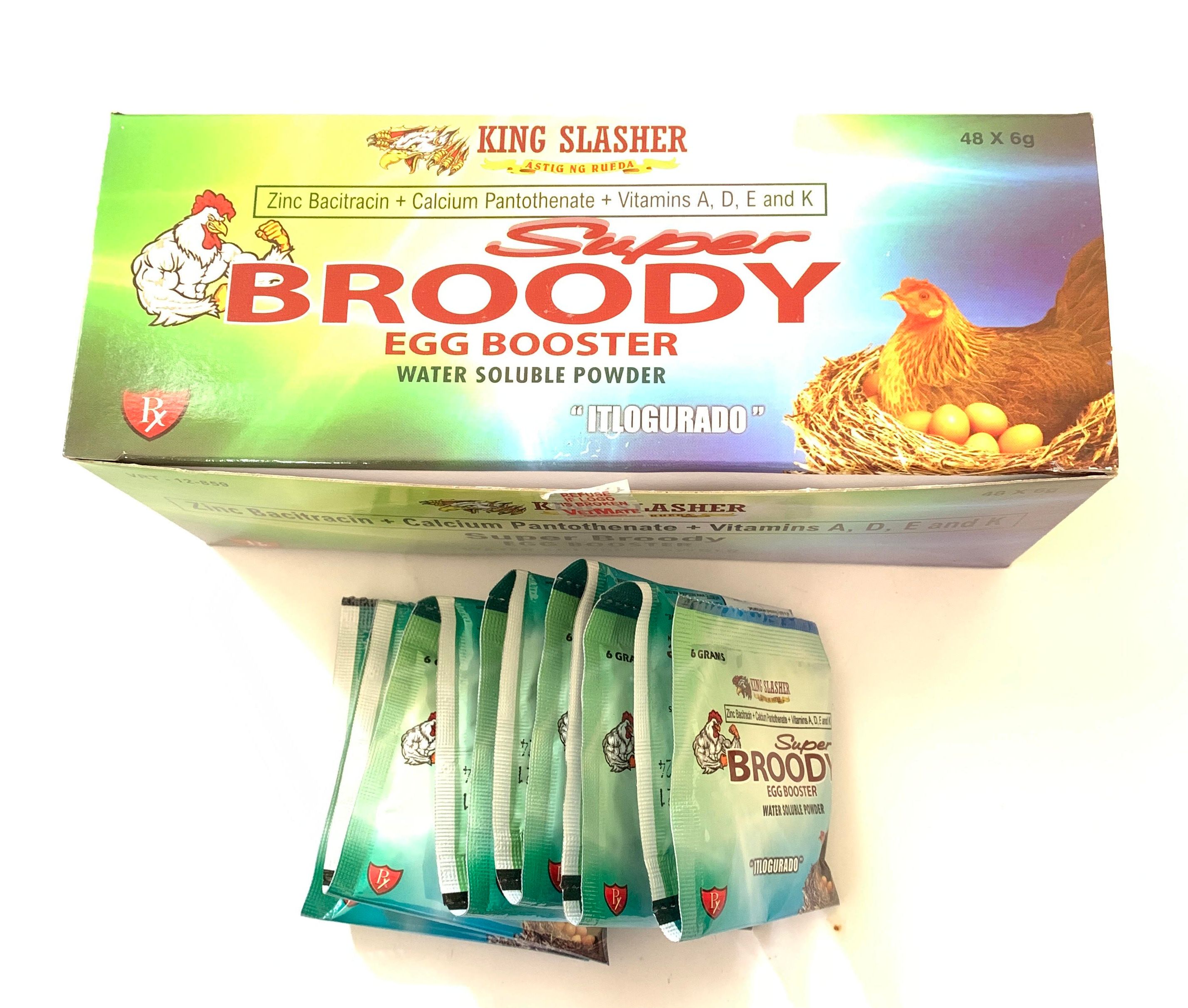 [SOUTH VET] 12 sachet SUPER BROODY EGG BOOSTER WATER SOLUBLE POWDER ...