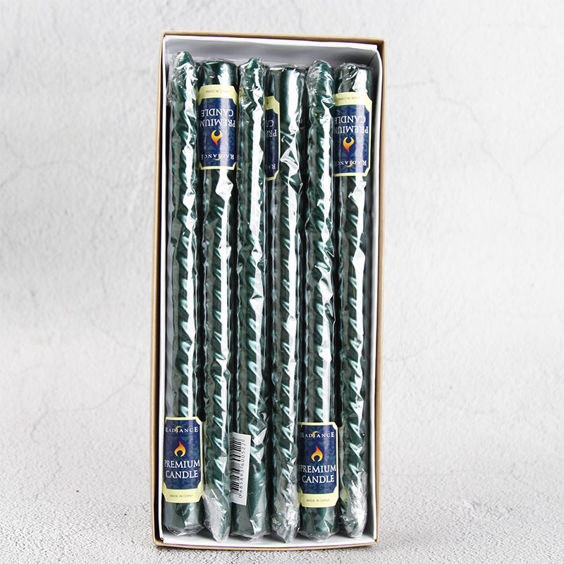 Electroplated threaded candle candlelight dinner smokeless spiral long ...