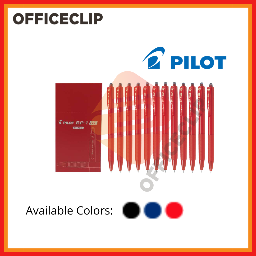 Pilot BP-1 RT Ballpoint Ballpen Retractable Fine 0.7mm 12pc/bx | Lazada PH