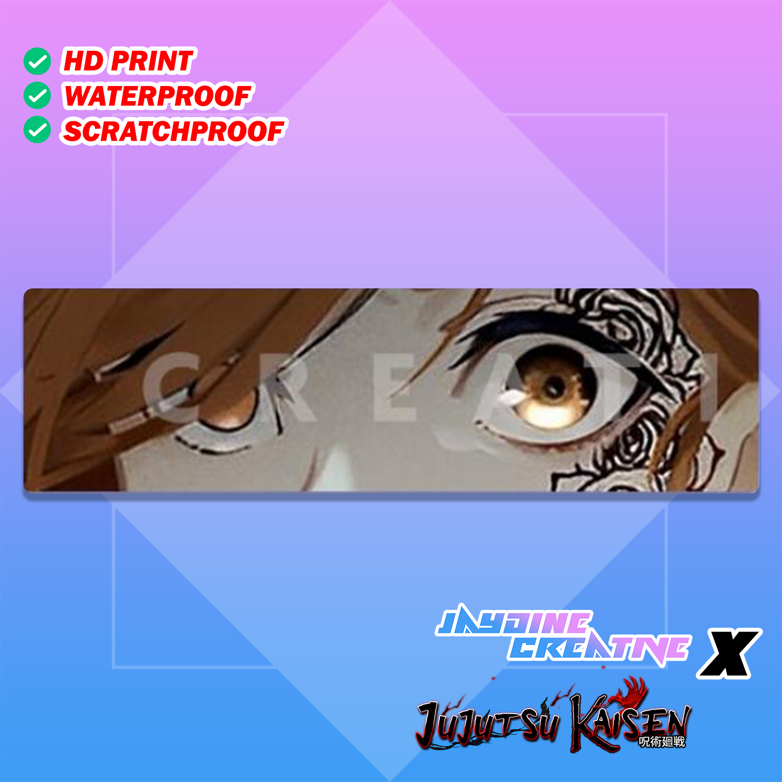 Anime Eye Slap - JUJUTSU KAISEN Sticker High Quality and Water proof ...