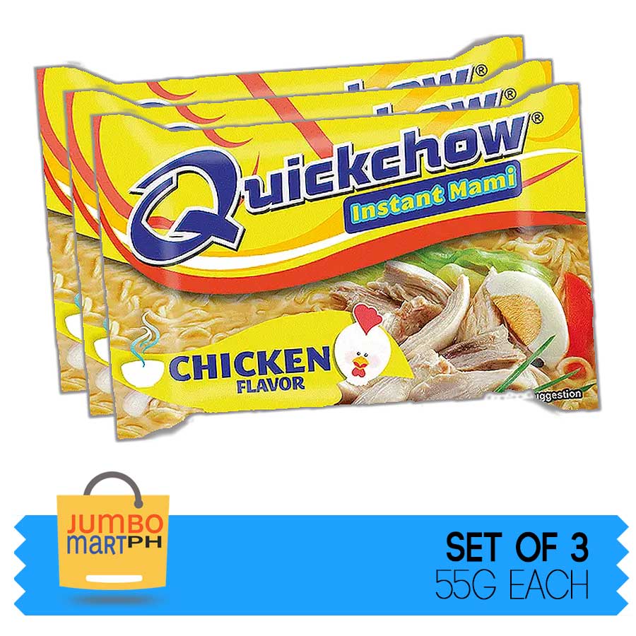 QUICKCHOW INSTANT MAMI CHICKEN FLAVOR 55G / SET OF 3 | Lazada PH