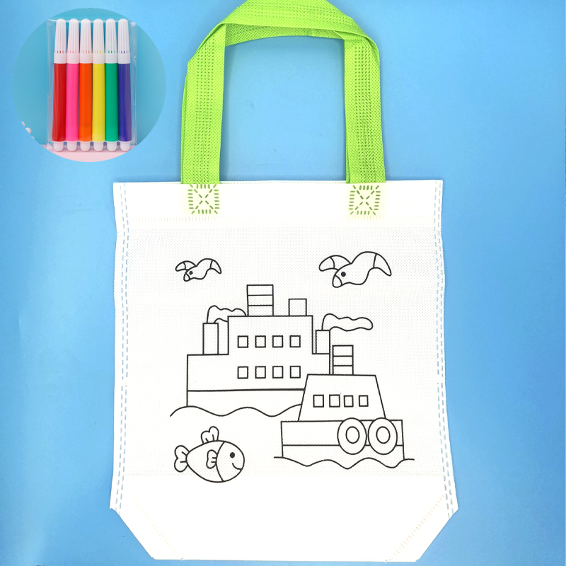 DIY Coloring Bag Coloring Art Bags For Kids Educational Toys Drawing ...