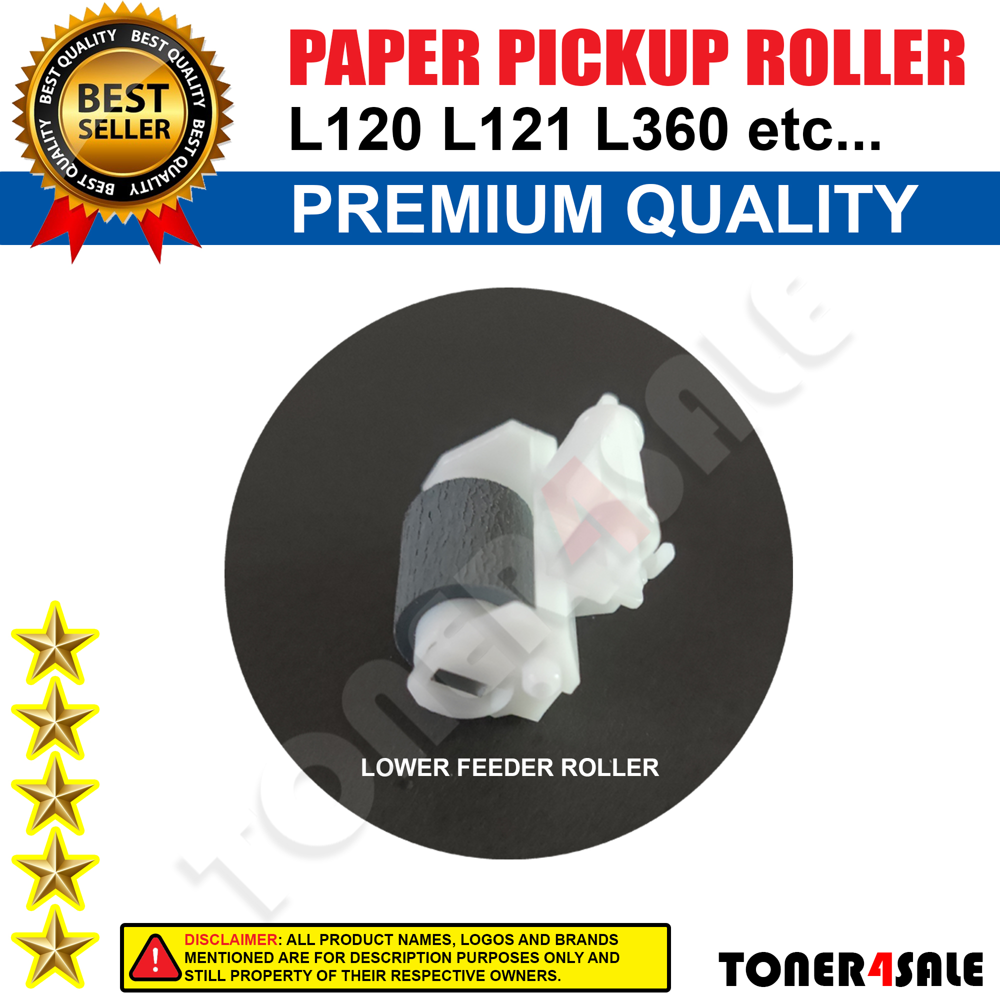 Paper Pickup Roller for Epson L110 L120 L121 L130 L210 L220 L211 L360 ...