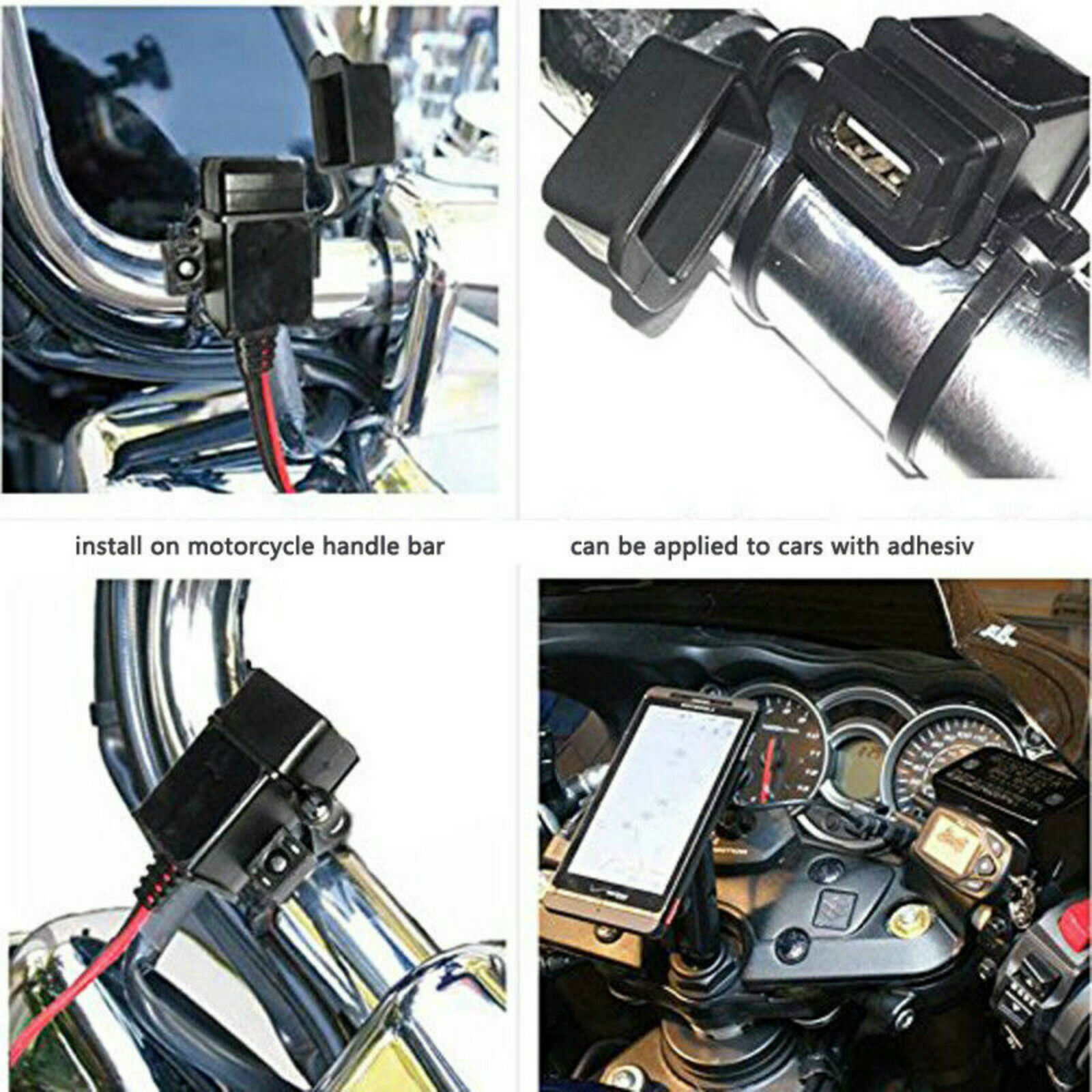 Deal】Motorcycle สาย USB สำหรับสมาร์ทโฟนชุดชาร์จ,SAE USB สายเชื่อมต่อ ...